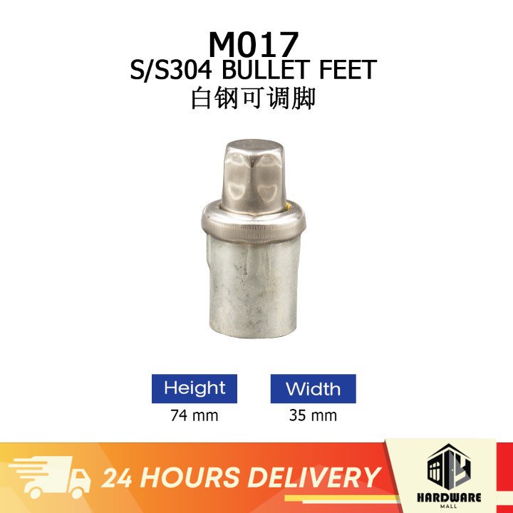 304 Stainless Steel Table Adjustable Legs Bullet Feet Round STO0 ...