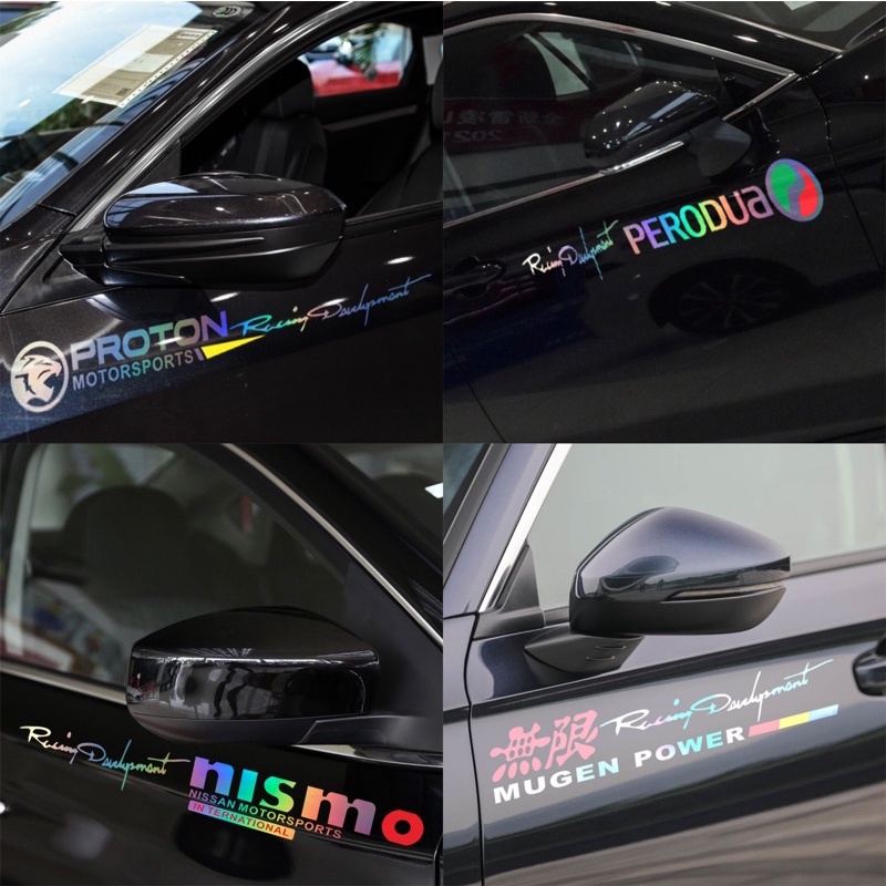 car door sticker perodua proton honda nissan stiker pintu kereta mugen ...