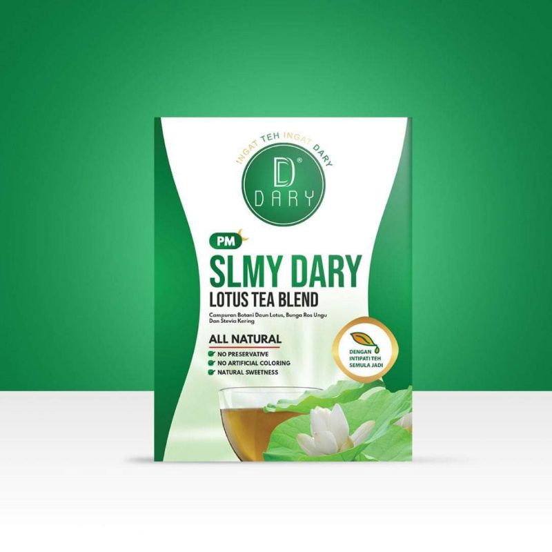 DARY SLMY TEA SLIMMY TEA GREEN PACK 16 TEA BAGS 🔥ORIGINAL🔥 | Shopee ...