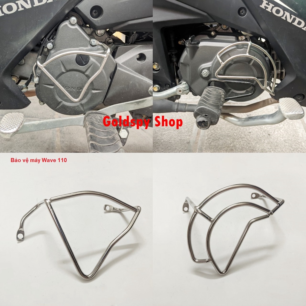 Protect Stainless Steel Wave A 110, Wave Blade, Dream 110, New Wave RSX ...