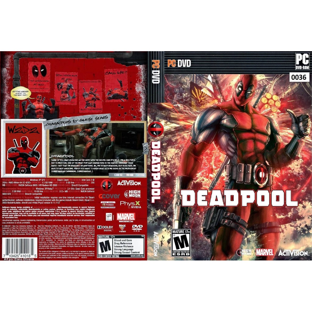 (PC DVD) Deadpool | Shopee Malaysia