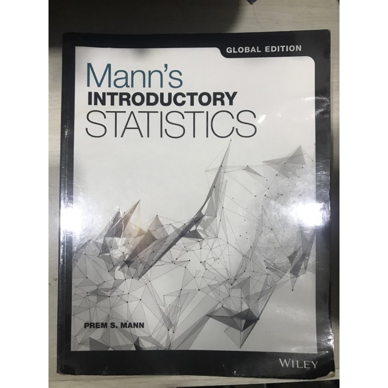 (PRELOVED) Mann’s Introductory Statistics (WILEY) | Shopee Malaysia