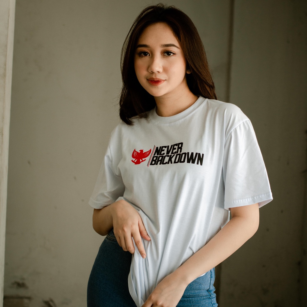 T-shirt indonesia Never Back Down Garuda indonesia National Team Maniac kitagaruda indonesia ...