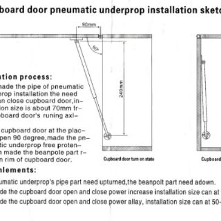 Gas Spring Door Lift Peumatic Support Hydraulic Gas Spring For Kitchen ...