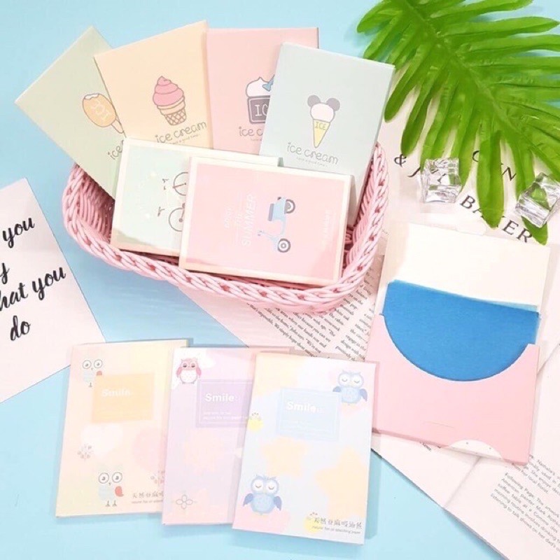 Oil Absorbent Paper Is Good To Help Clear The Skin To Prevent Acne ...
