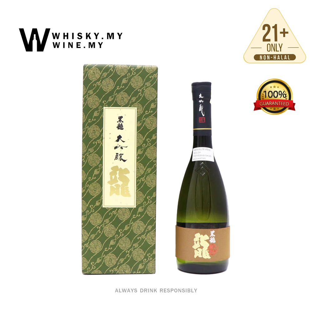 KOKURYU Daiginjo Ryu 15%alc (720ml) | Shopee Malaysia