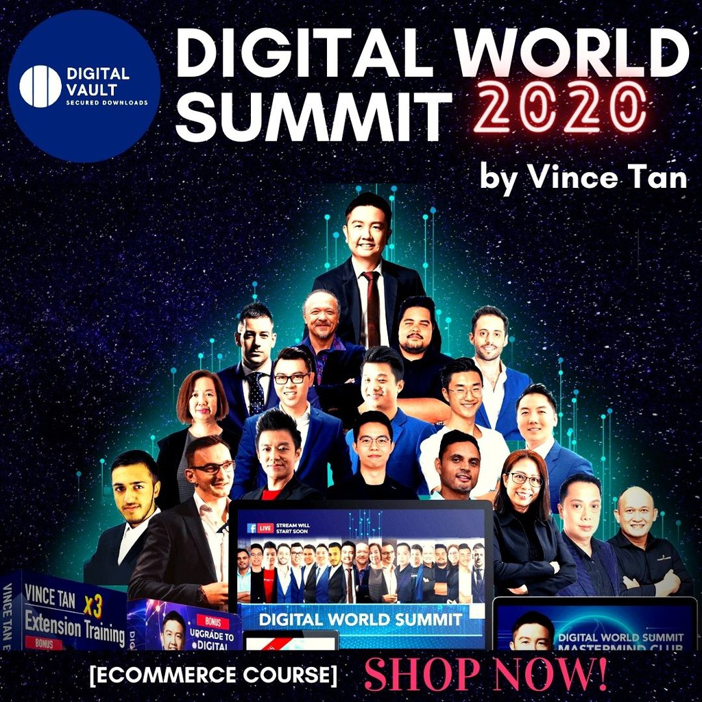 Vince Tan - Digital World Summit 2020 | Shopee Malaysia