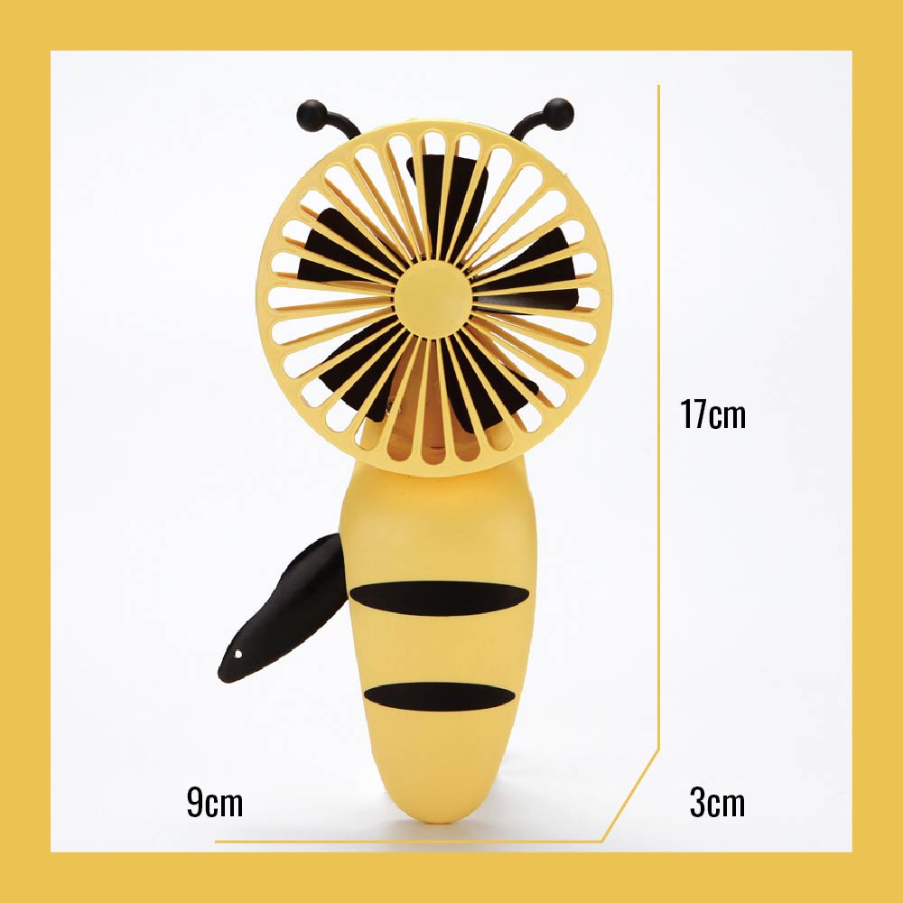 Bees Lovely Style Manual Mini Fan_Hand Pressure KD149 *Ready Stock ...