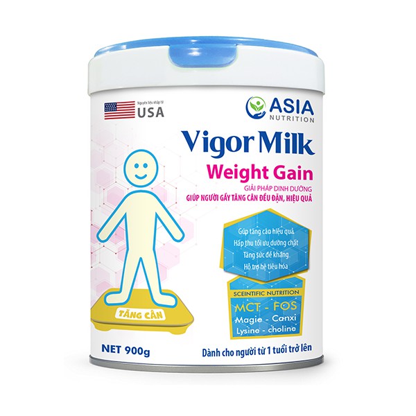 Vigor Milk Weight Gain Powdered Milk 900g | Shopee Malaysia