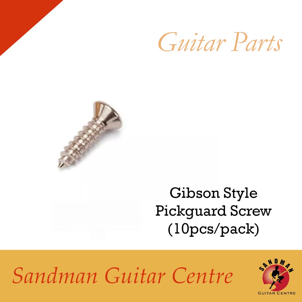 Gibson Style Pickguard Screw (10 pcs / pack), For Electric Guitar Parts ...