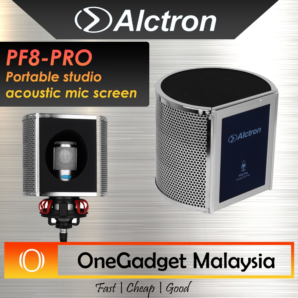 Alctron PF8 PRO Professional Simple Studio Mic Screen Acoustic Filter ...