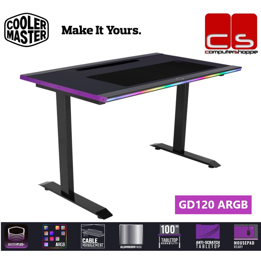 Cooler Master GD120 ARGB Gaming Desk | Shopee Malaysia