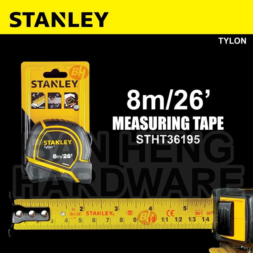STANLEY Tylon MEASUREMENT TAPE STHT36194 5M, 36195 8M / Stanley Tylon ...