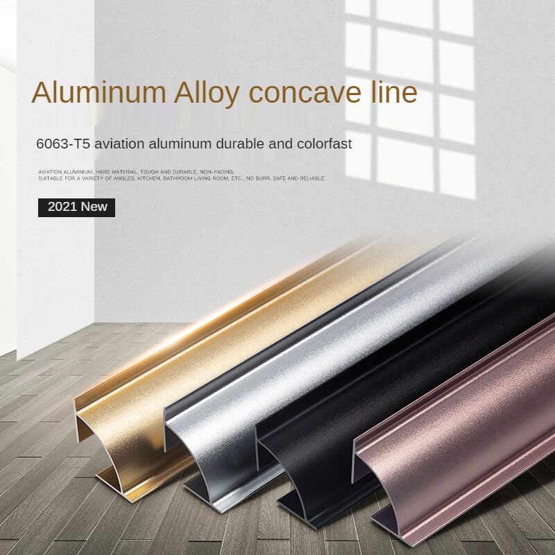 Jingshu Concave Line Decorative Strip Corner Protection Strip Aluminum ...