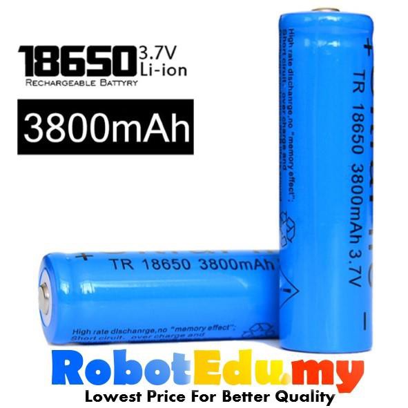 [BEST] LC 18650 3.7V 3800MAH Blue Li-ion Liion Rechargeable Lithium ...