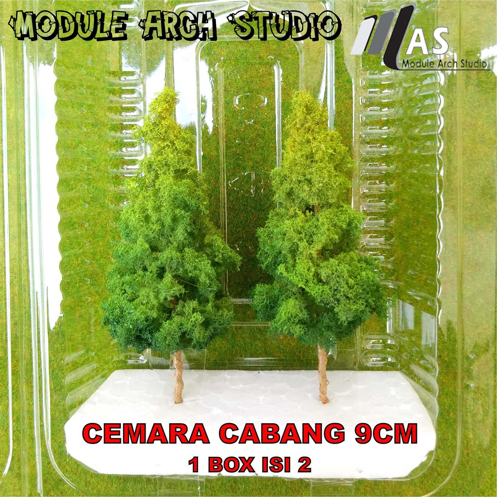 Pine Tree Mockup 9cm High Contains 2pcs | Shopee Malaysia