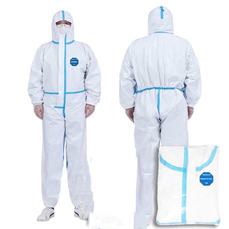 【Ship 24Hrs KLANG】FrontLiner PPE Suit Medical Covera Jumpsuit Isolation ...