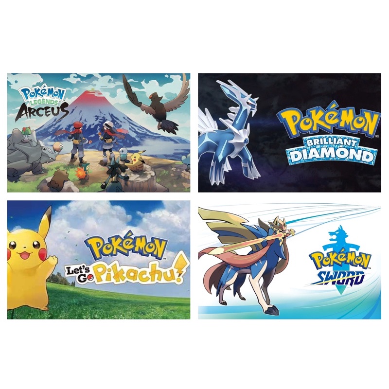Nintendo Switch Digital 4in1 Pokémon Legends: Arceus，Pokémon Brilliant ...