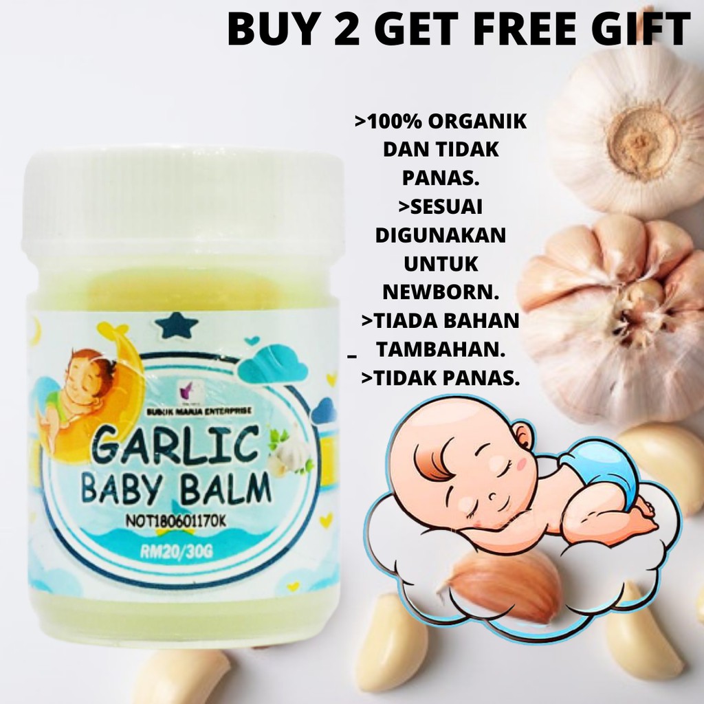 GARLIC BABY Balm 30g FREE GIFT PURCHASE OVER RM40 WHILE STOCKS LAST ...