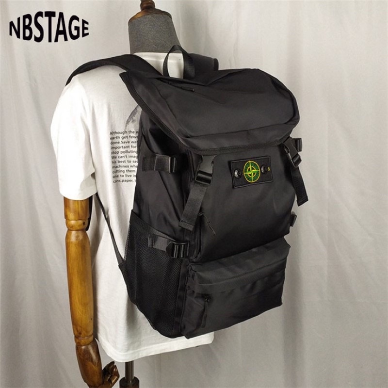 Stone Island Backpack Essentials Casual Unisex Backpack Travel Bags ...