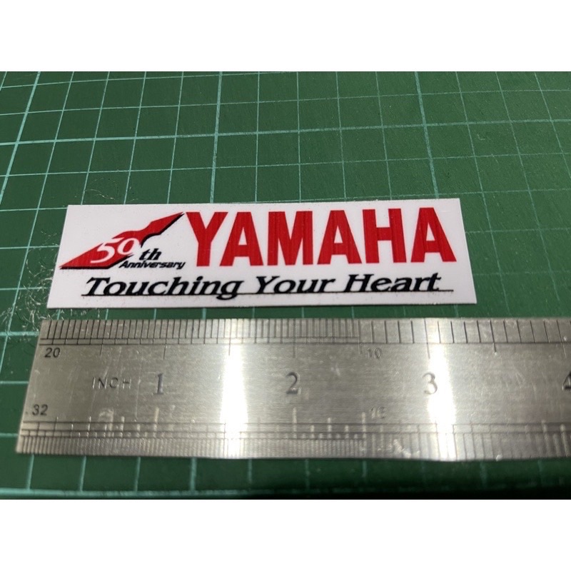 Sticker yamaha 50th touching your heart | Shopee Malaysia