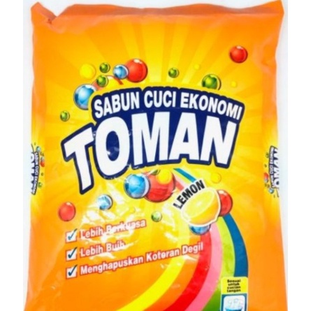 Sabun Cuci Ekonomi TOMAN PLUS Detergent powder Haruman Floral Flavour ...