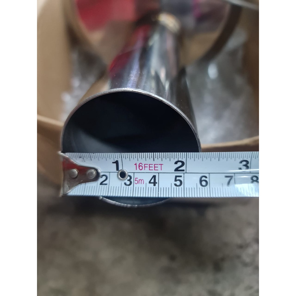 Exhaust MUGEN (BIGG) Twin Loop SFlow Stainless Steel Ekzos inlet 2 /2.2 / 2.5 (100% Guarranty ...