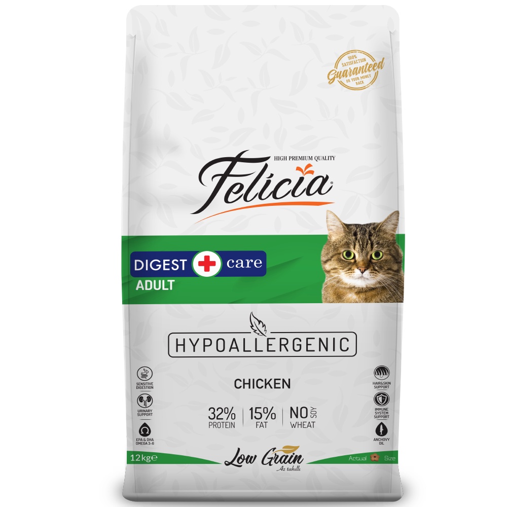 12kg FELICIA Chicken Digest Care Adult Cat Food chicken | Shopee Malaysia