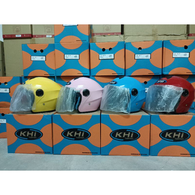 HELMET KHI KIDS JUNIOR TOPI KELEDAR KANAK BUDAK 铁帽 小孩帽 摩多 motorsikal ...