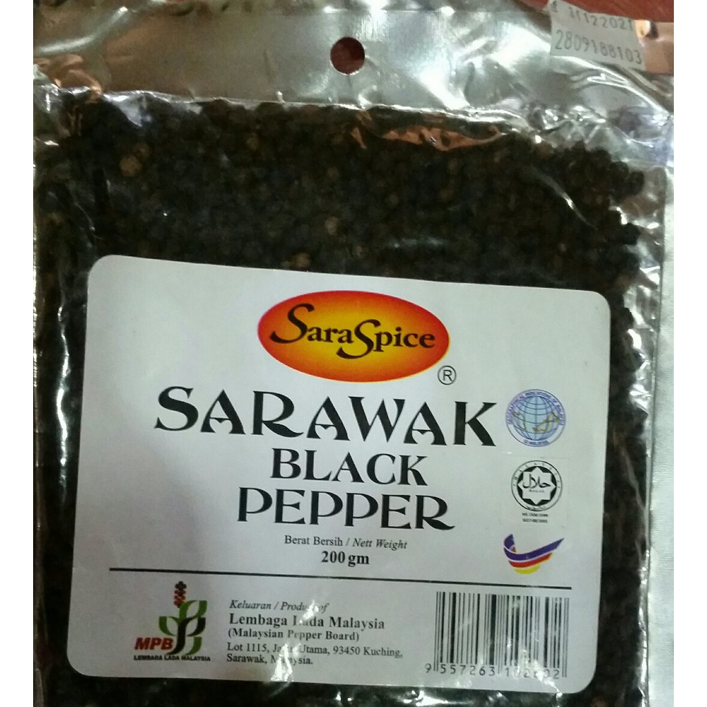 Sarawak Black Pepper (Whole) 200g Lada Hitam (Biji) | Shopee Malaysia