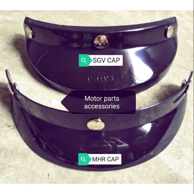 HELMET CAP UPPER 3 BUTTON BLACK MHR / SGV / MS ORIGINAL CAP | Shopee ...