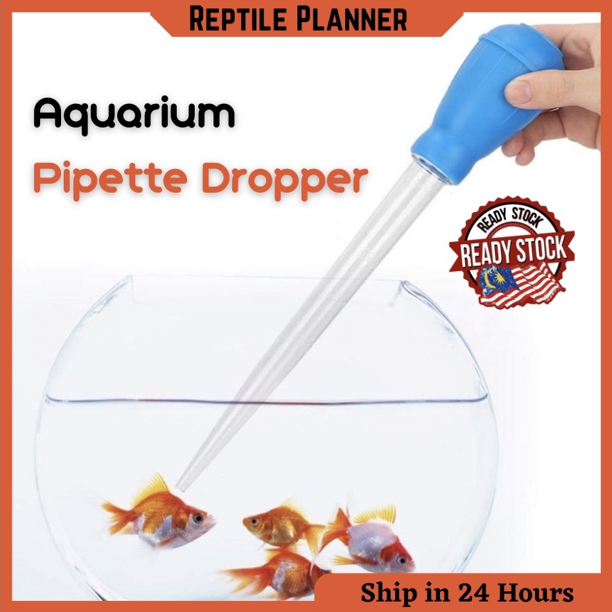 Aquarium Pipette Dropper Fish Tank Cleaning Tool Waste Remover Water ...