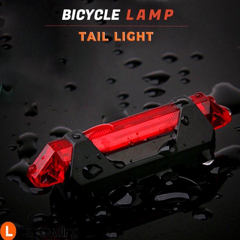 Bicycle USB Tail Light Bicycle LED Lamp Warning Lights Night Cycling ...