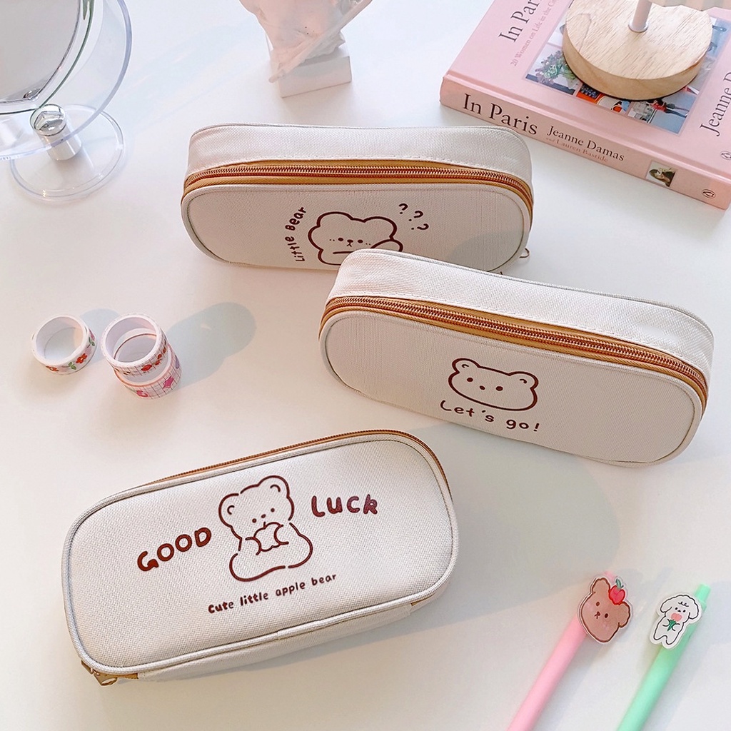 Pencil Bag / Cute Pencil Bag / Pencil Box帆布笔袋 | Shopee Malaysia