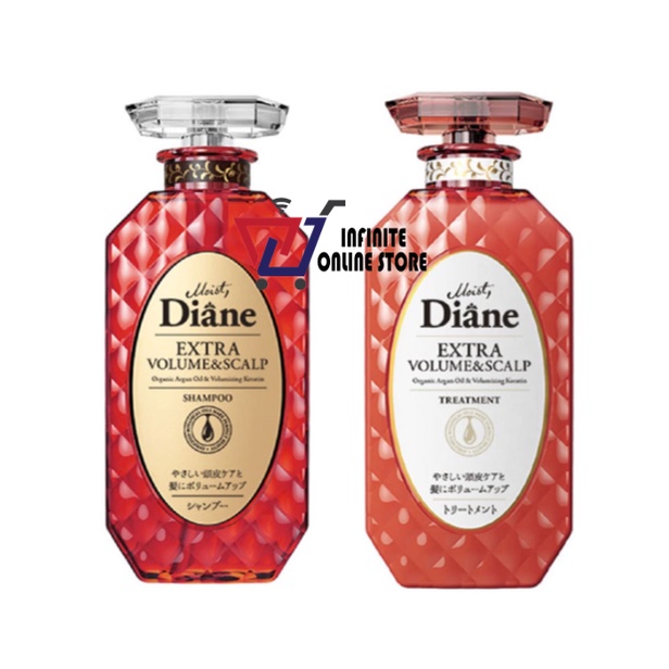 MOIST DIANE Perfect Beauty Extra Volume & Scalp Shampoo & Treatment Set ...