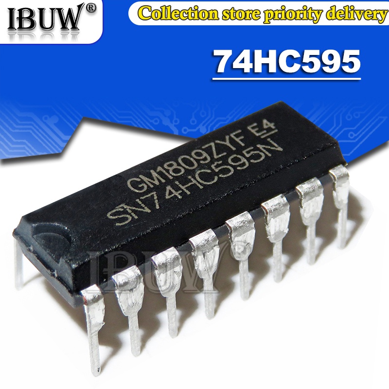 10PCS SN74HC595 DIP16 SN74HC595 74HC595 74HC595 DIP Integrated IC | Shopee Malaysia