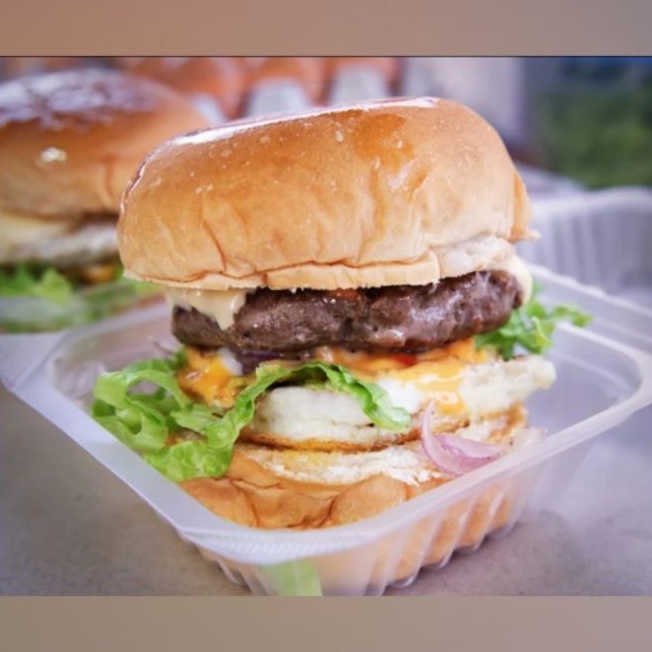 RENEQ PLASTIC BURGER BOX / V PP BURGER BOX / BX-170 / TAGE 201 (100PCS ...