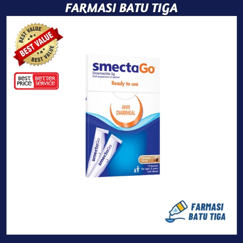 SMECTAGO ANTI DIARRHEAL ORAL SUSPENSION SACHET 1S 3G/BOX12S | Shopee ...