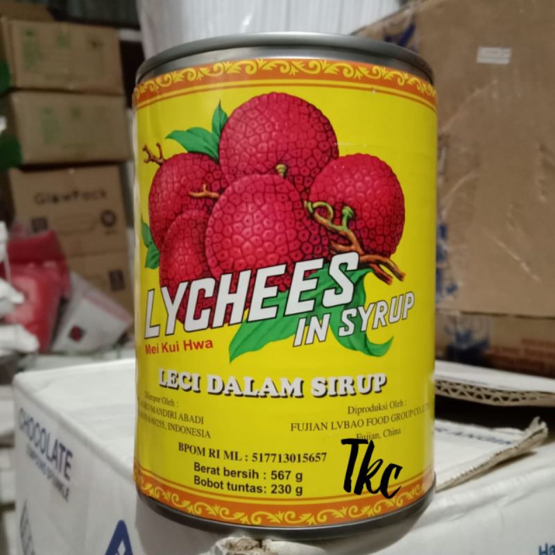 Leci FRUIT / LYCHEES IN SYRUP CAN PACKAGING 567gr | Shopee Malaysia