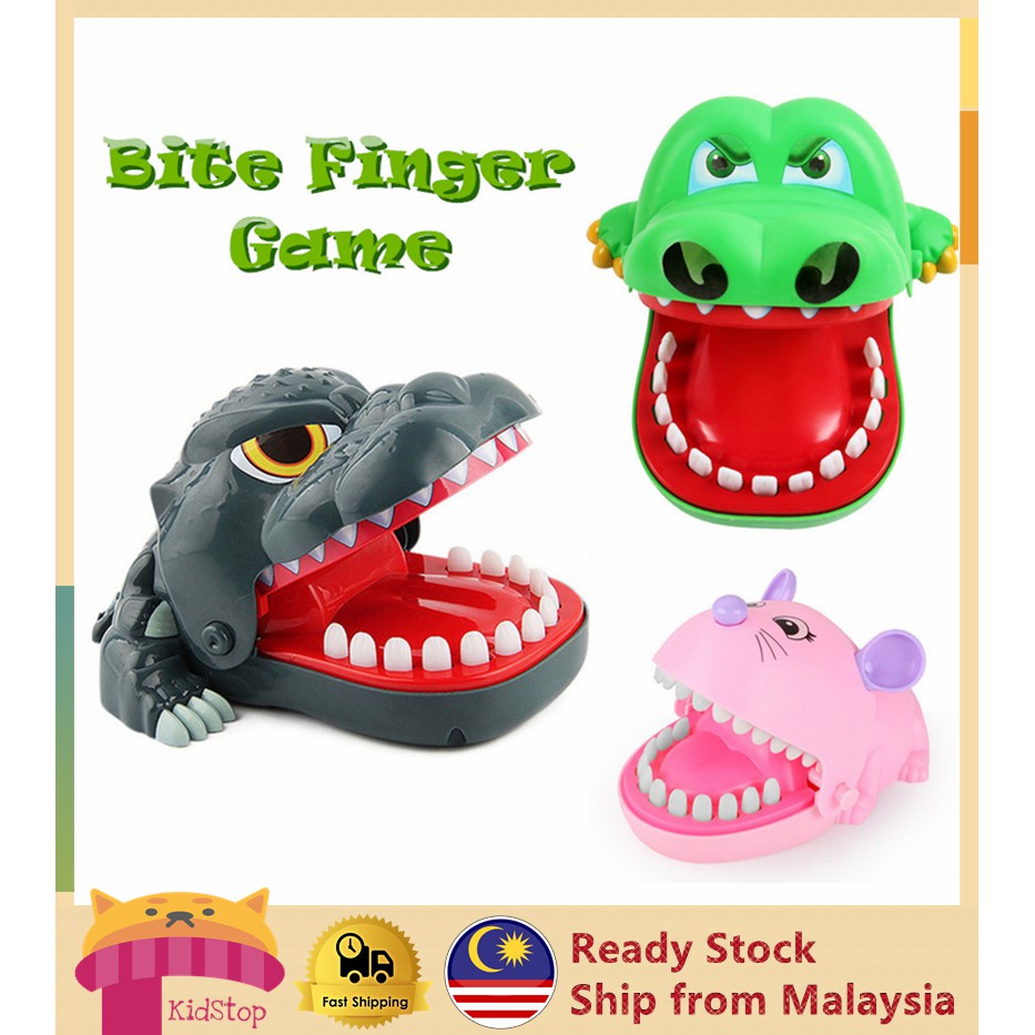 Animal Bite Funny Toy Crocodile Mouth Dentist Bite Finger Game Kids ...