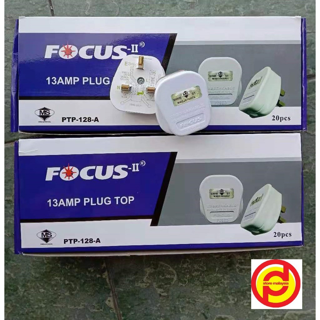 13Amp 3 Pin Plug Top Sirim (1Box) | Shopee Malaysia