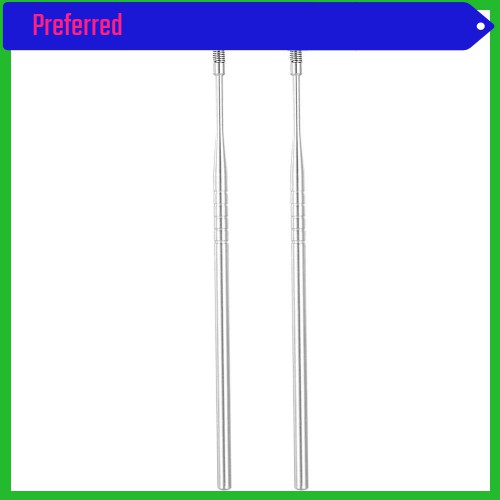 2Pcs Stainless Steel Ear Pick Curette Ear Wax Remover Spiral Spring ...