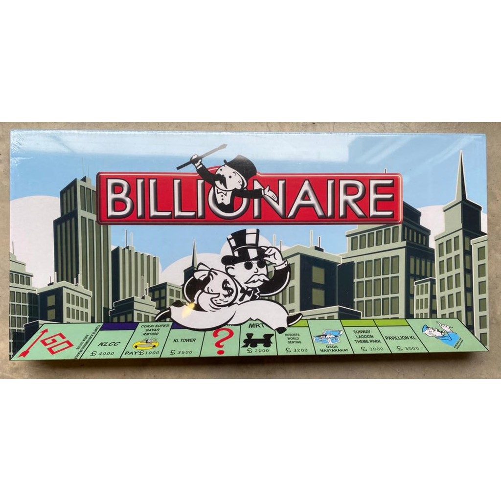 MONOPOLY FOR 8+ (BILLIONAIRE) | Shopee Malaysia