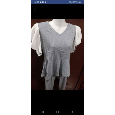 Baju Set Ropol Lengan | Shopee Malaysia