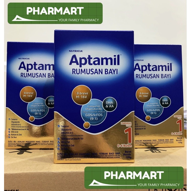 PHARMart APTAMIL INFANT FORMULA STEP 1 600G (120g*5=600G)[EXP2023] | Shopee Malaysia