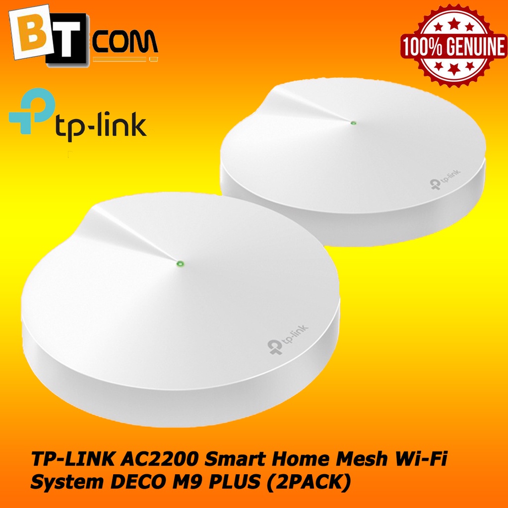 TP-LINK AC2200 Smart Home Mesh Wi-Fi System DECO M9 PLUS (2PACK) | Shopee Malaysia