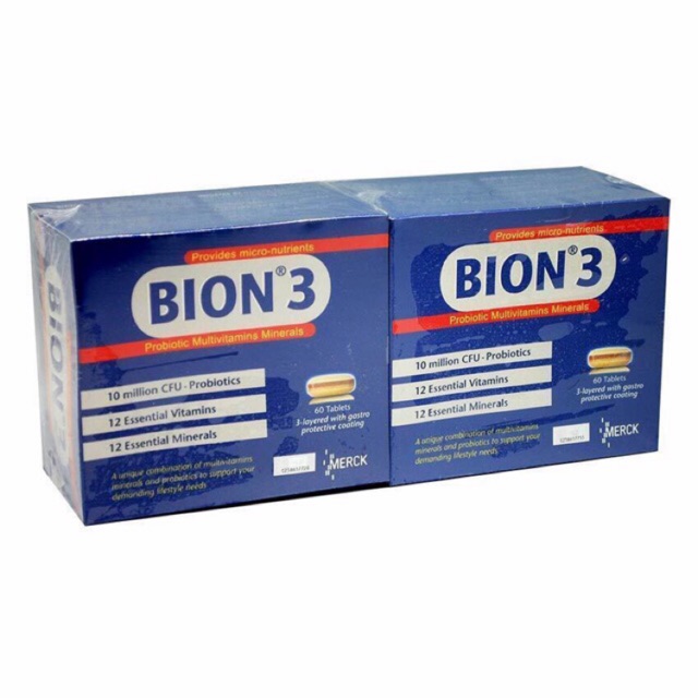 BION 3 PROBIOTIC PROBIOTICS MULTIVITAMINS MINERALS | Shopee Malaysia