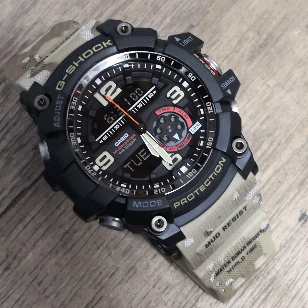 GG1000 Mudmaster Camouflage Baige G Shock Mudmaster G shock Compass ...