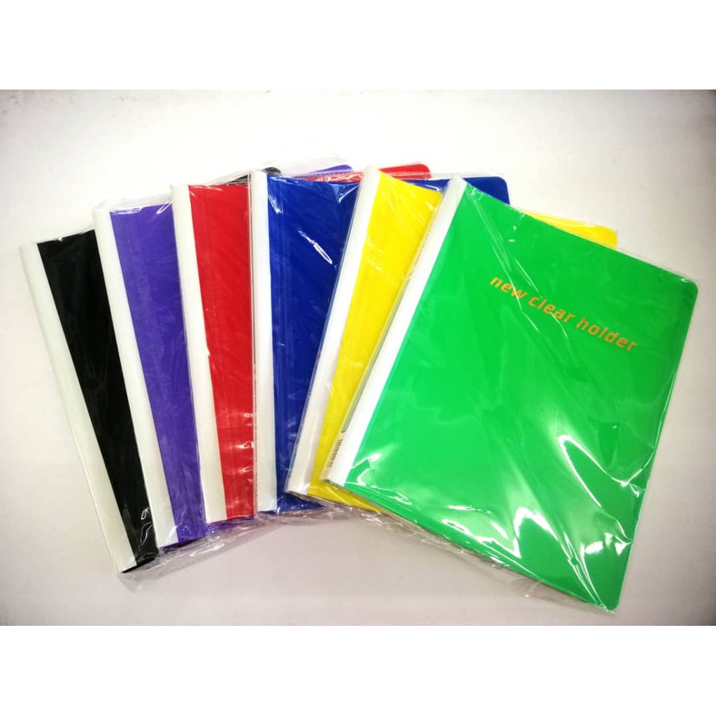 K2 359A A4 Refillable Clear Holder 20 Pocket (Solic Colour) | Shopee ...