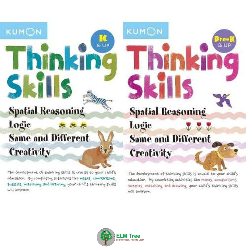 Thinking Skills K & Up/Pre-K & Up Bind Up (Kumon) | Shopee Malaysia